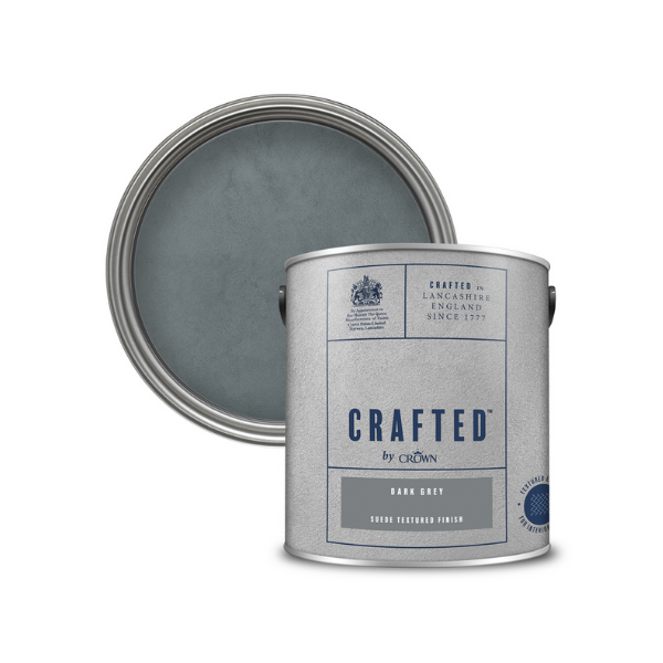 CRAFTED™ Suede Textured Matt - Dark Grey - Colours & more
