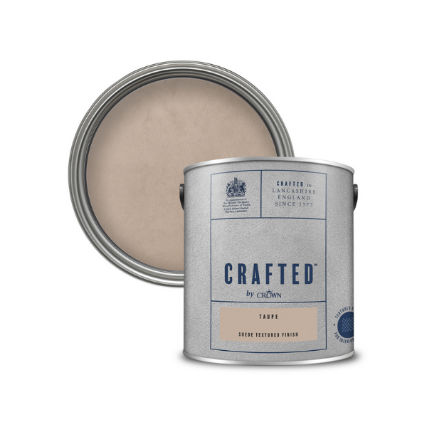 CRAFTED™ Suede Textured Matt - Taupe - Colours & more